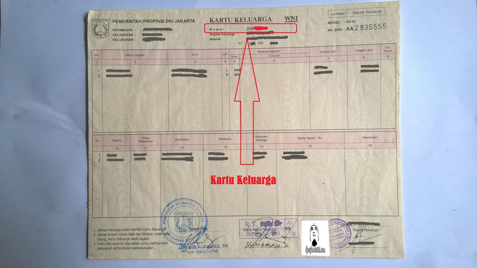 Mengetahui Letak Nomor Kartu Keluarga Djangkaru Bumi My Xxx Hot Girl