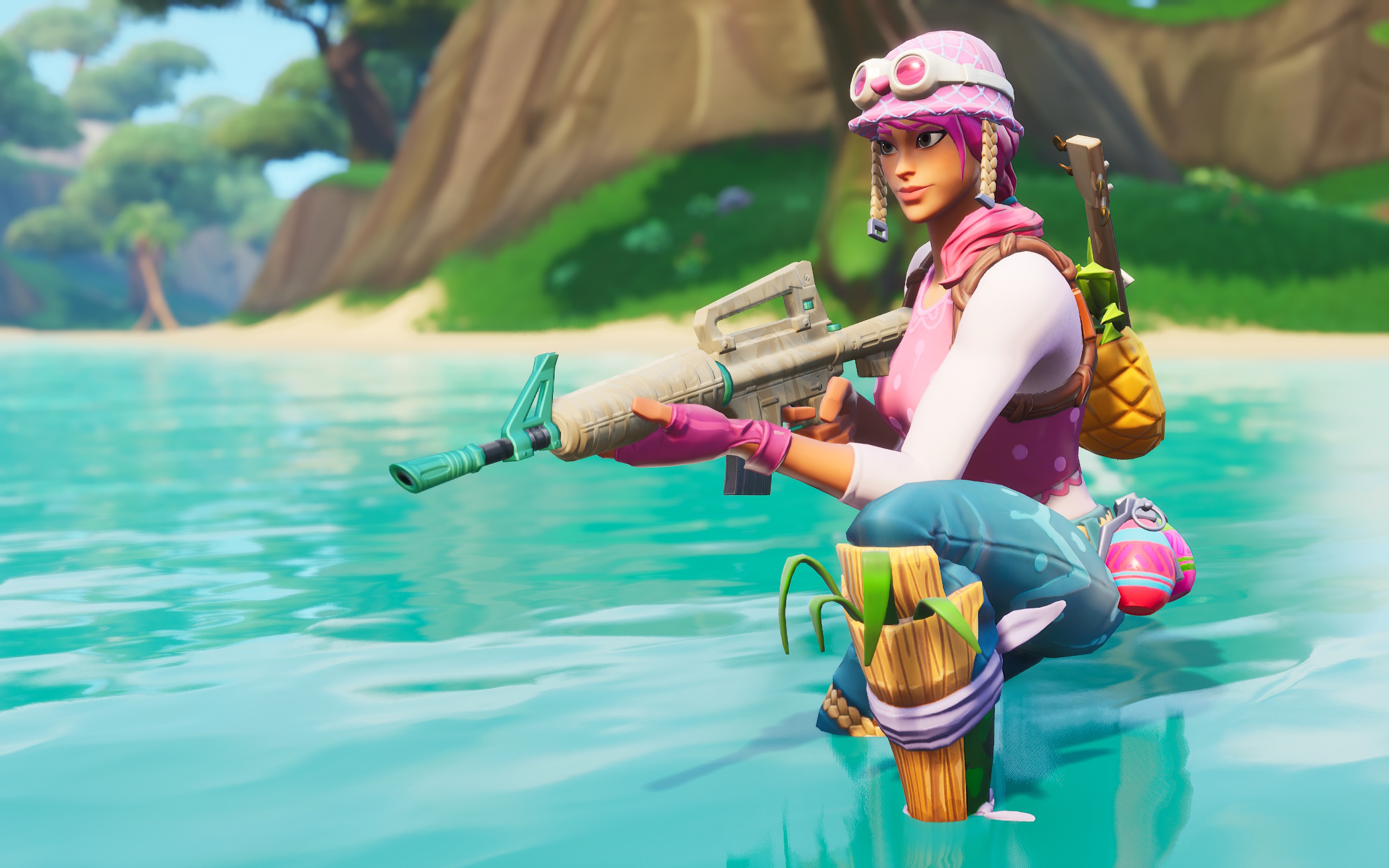 Fortnite, Pastel, 4K, #158 Wallpaper iPhone Phone