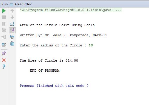Free Programming Source Codes and Computer Programming Tutorials: Area of the Circle Solve Using ...