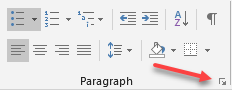 Flush left and right on the same line of a Word document