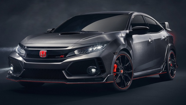 Motoring-Malaysia: Honda Civic Type R revealed at the 2016 Paris Motor ...