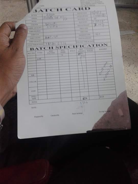 Knit Fabric ব্যাচ কার্ড / Batch Card কি ভাবে লিখা হয় - Textile Lab ...