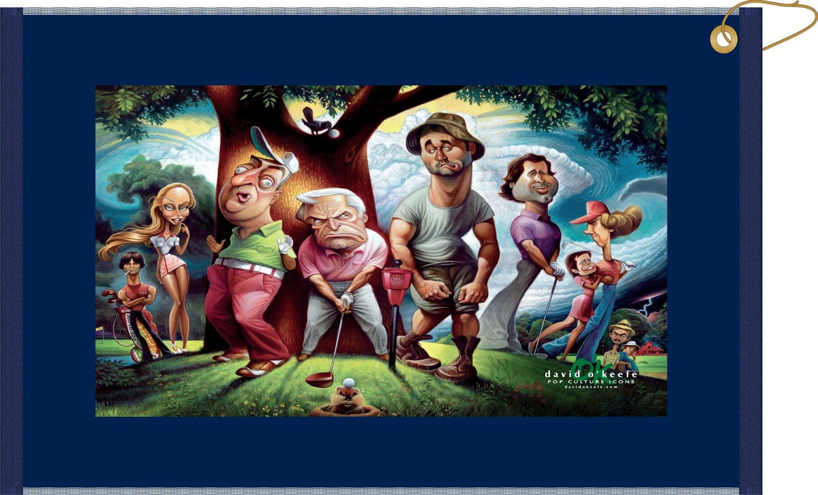 American Golfer: Devant and Artist David O’Keefe Bring Back Caddyshack ...