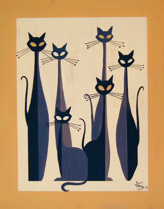 Love hats, love cats: El Gato Gomez's Retro Cats