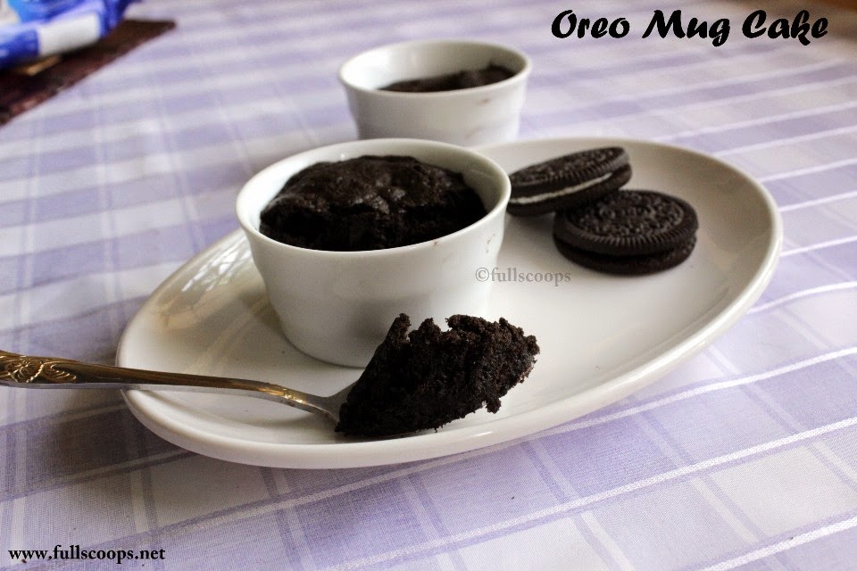Microwave Oreo Cake ~ Full Scoops - A food blog with easy,simple ...