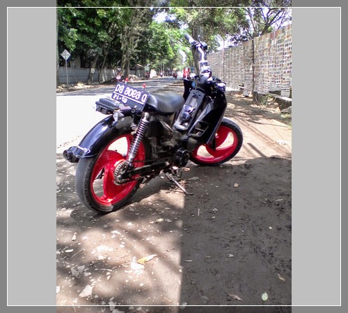 Gambar Modifikasi Shogun Kebo 110 Trail Road Race Ceper Terkeren 2020