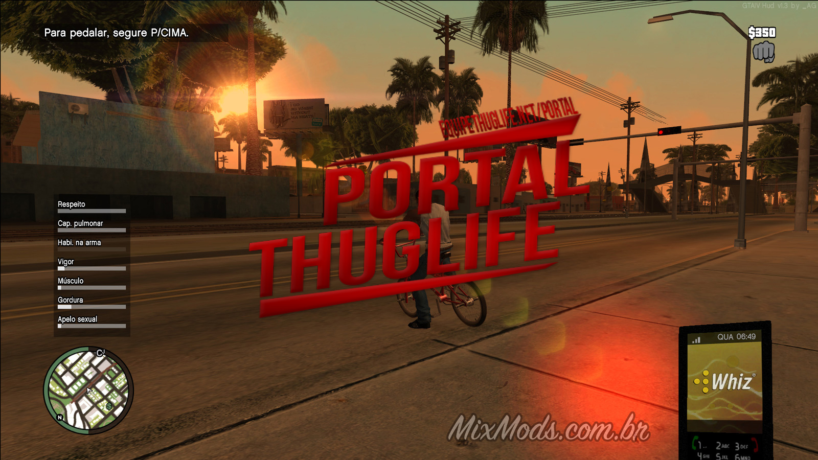 Portal TL ©: Hud do GTA IV.