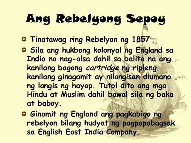rebelyong sepoy - philippin news collections