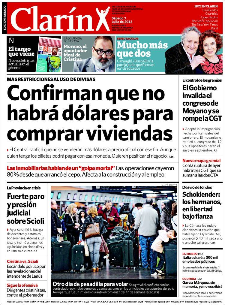 NOTICIAS DE OMEGA RADIO: TITULARES DE LOS PRINCIPALES DIARIOS ...