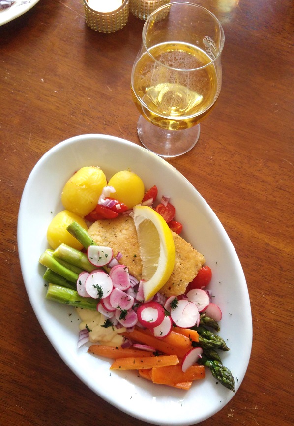 mittdittochdatt: Fikabesök och jättegod helgrätt med vitfisk!