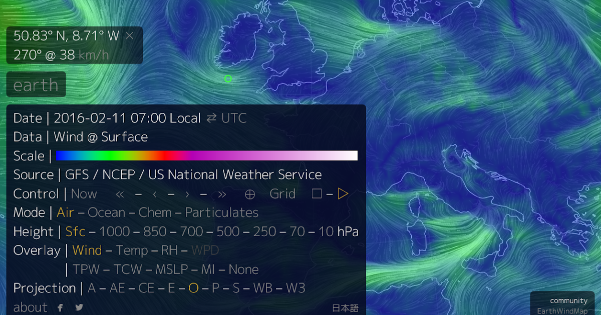 Teacher cookies : An animated map of global weather conditions