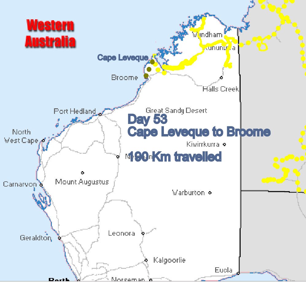 Crossing the Australian Outback 2011: Day 54 - 58 Broome to Pilbara ...
