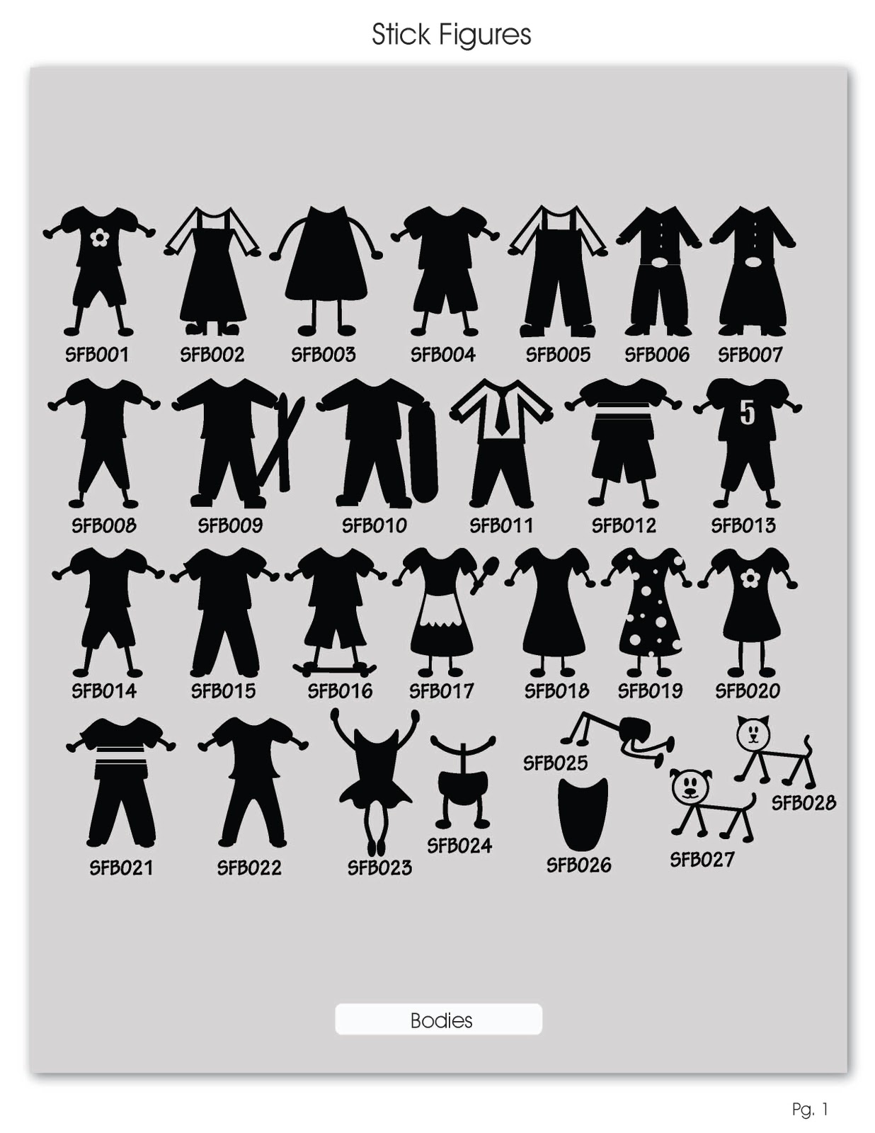 Dragonfly Creative: Custom Stick People decals!