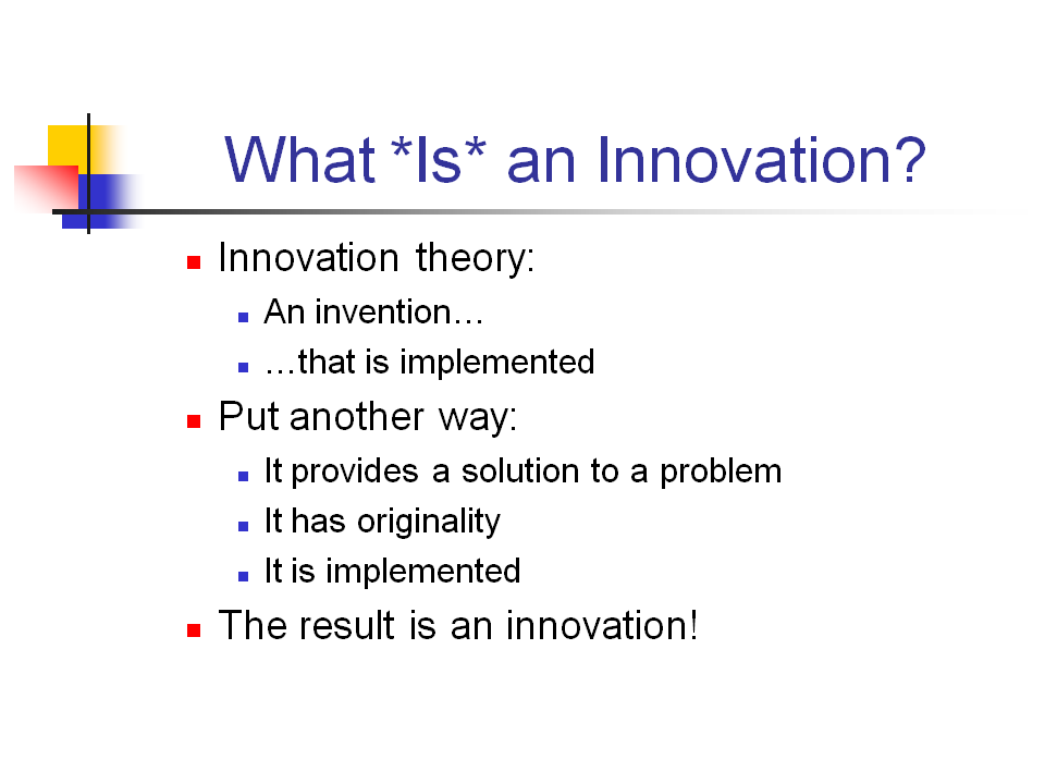 Information, Computing and the Future: Theories of Innovation and the ...