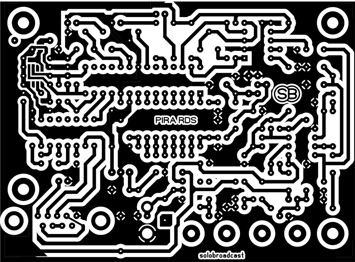 Desain PCB Gratis: PIRA RDS Encoder