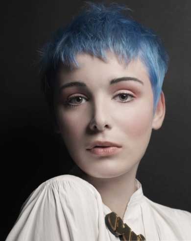 Amazing Blue Pixie Haircut | Punk Hairstyles 2014