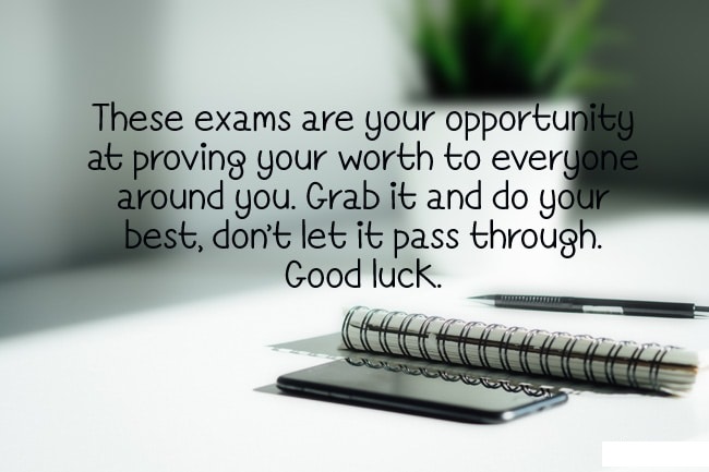 Good Exam Quotes: #5 Tomorrow Exam Quotes