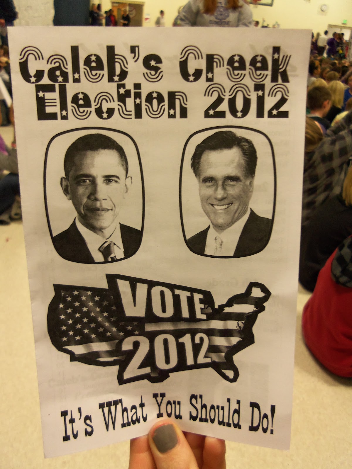 Caleb's Creek Media Matters: Mock Election 2012