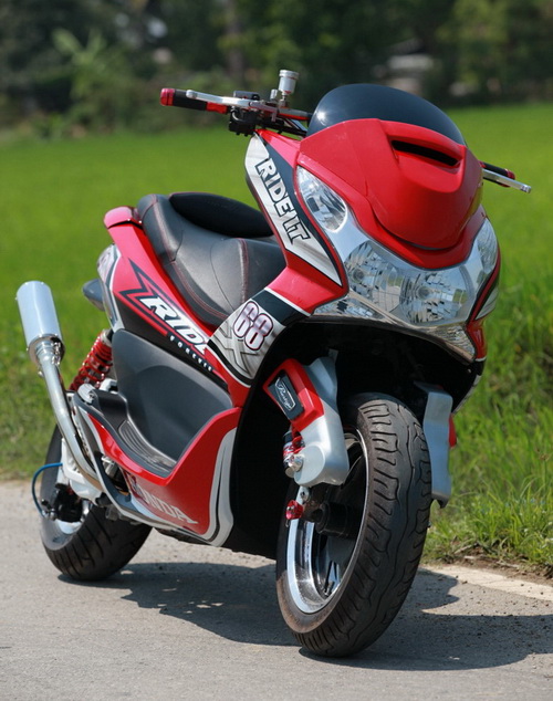 Motor Drag Ninja : Inspirasi modif Honda PCX