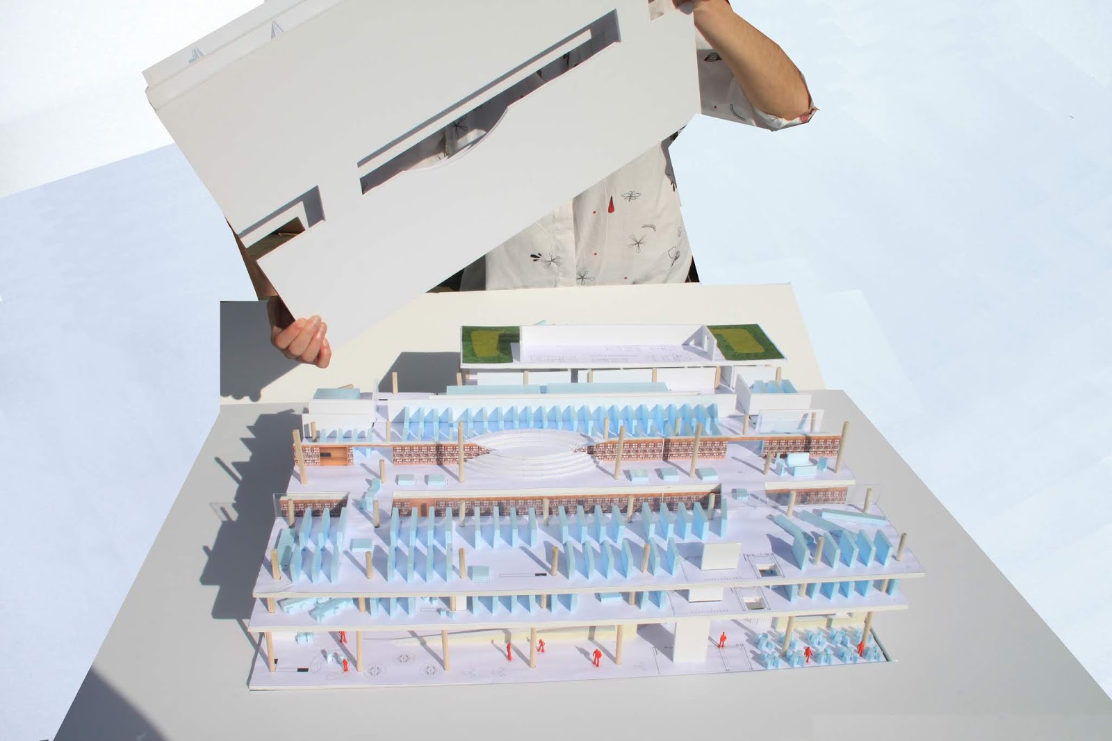 Architects for Urbanity: Varna Library Working model 1:100