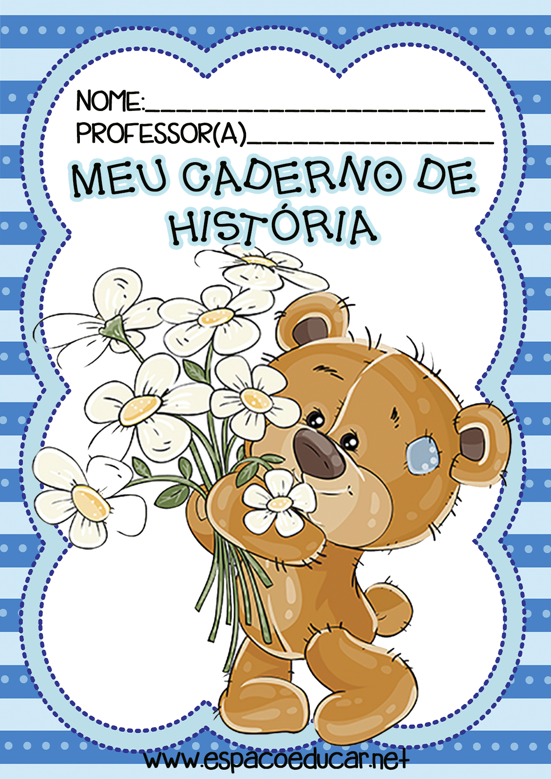 FRENTES, CAPAS OU ABERTURAS PARA CADERNO DE HISTÓRIA COLORIDAS URSINHO ...