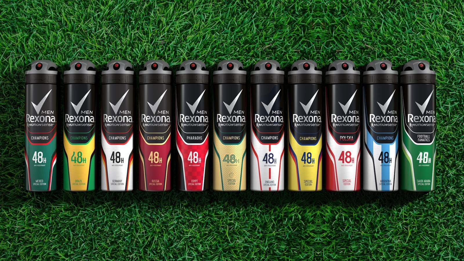 Rexona Champions – Packaging Of The World