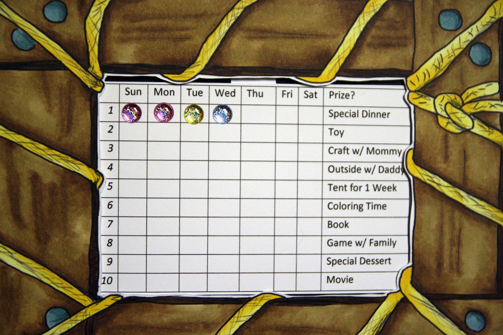 Craft Out Loud: Rizzo's Good Girl Chart