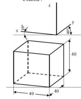 Proyeksi Piktorial ~ E-LEARNING GAMBAR TEKNIK