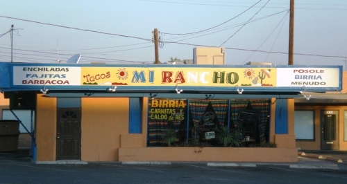 Alice's Restaurants: Tacos Mi Rancho (aka Tacos Mi Ranchito), Yuma, Arizona