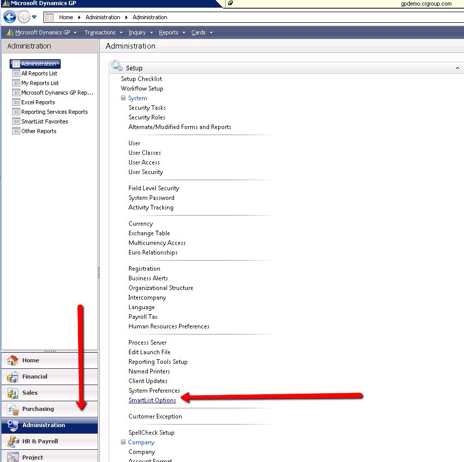 CRGroup Tips & Tricks: Changing SmartList Default Settings in Microsoft ...