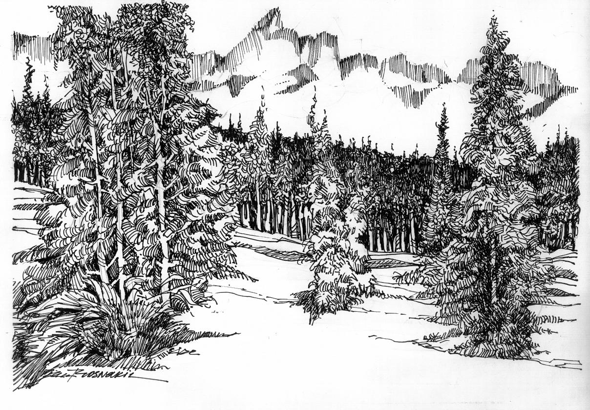 drawings and art : Landscape - Cityscape