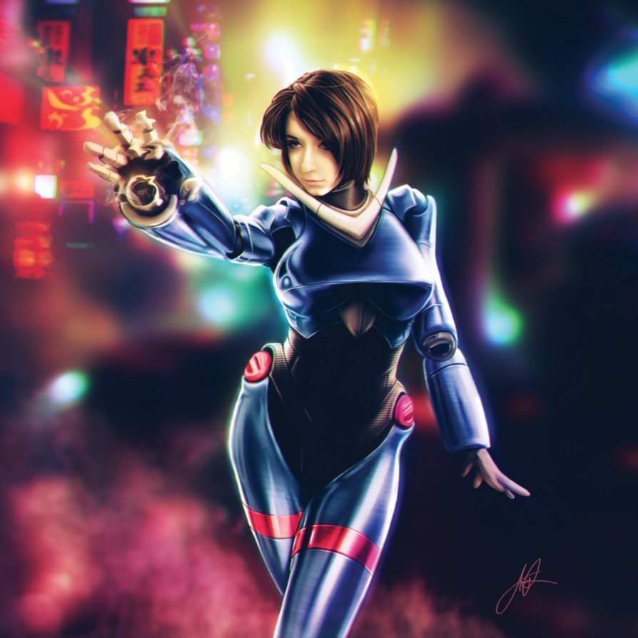 Calvin's Canadian Cave of Coolness: Ridd1e as Priss, Bubblegum Crisis