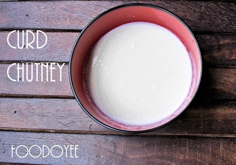 Curd Chutney / Pacchi Majjiga