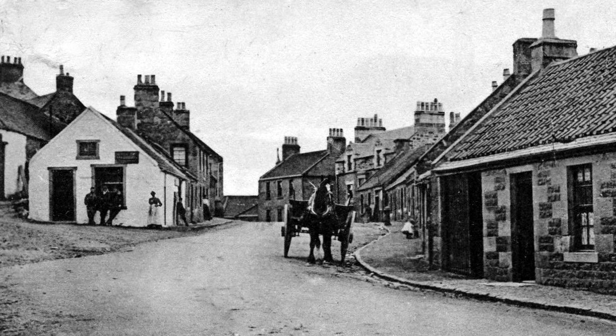 Tour Scotland: Old Photographs Main Street Leuchars Fife Scotland