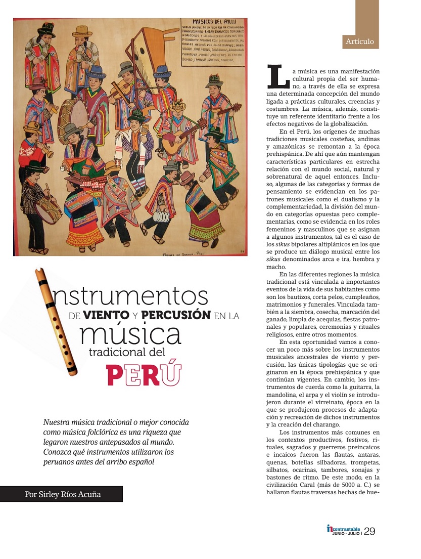 Arte y Antropología: Instrumentos de viento y percusión en la música ...