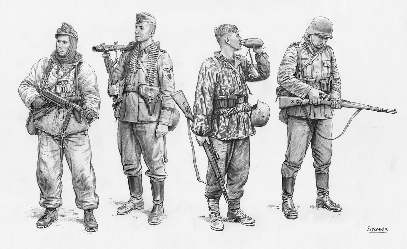 NAZI JERMAN: Karya-Karya Terbaik Dmitriy Zgonnik (Ilustrator Third ...