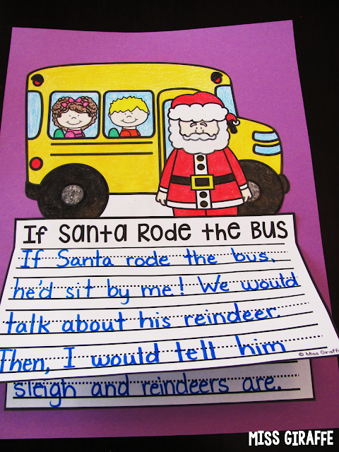 Miss Giraffe's Class: December Writing Crafts