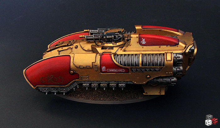 Würfelwiese: Talons of the Emperah: Legio Custodes Coronus Grav-Carrier