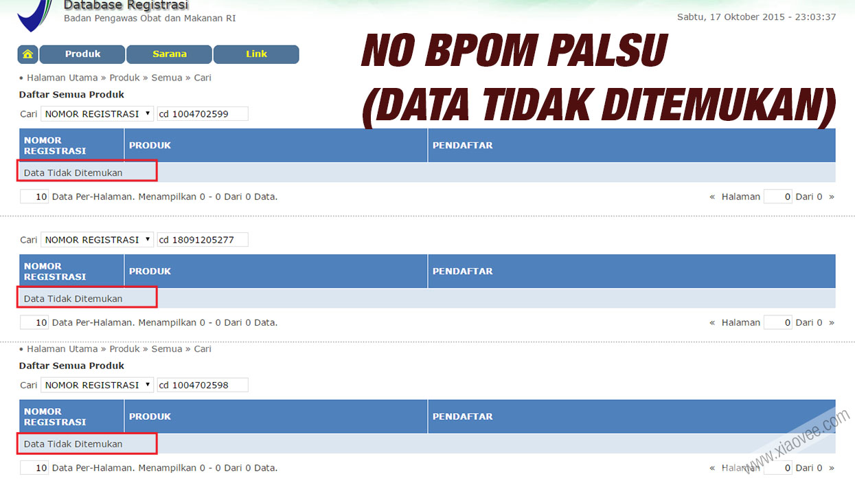 Xiao Vee: Indonesian Beauty Blogger: Cara Cek Nomor Registrasi BPOM ...