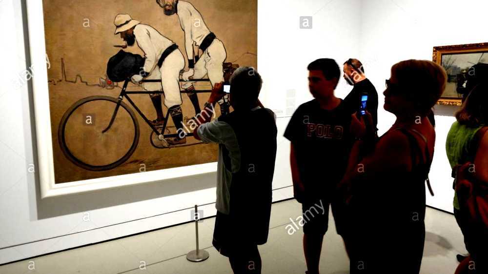 Ramon Casas and Pere Romeu on a Tandem