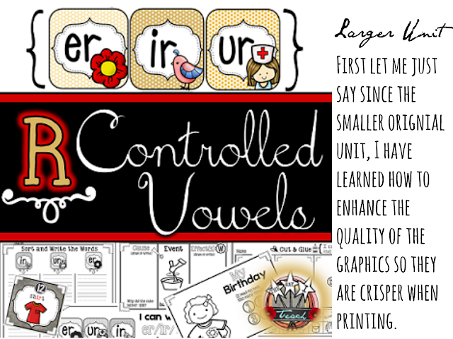 The Way I Teach: er ir ur R Controlled Vowels Activities