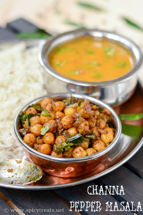 Spicy Treats: Channa Pepper Masala Recipe | Pepper Channa Recipe ...