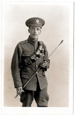 Great War Postcards: Royal Engineer in studio