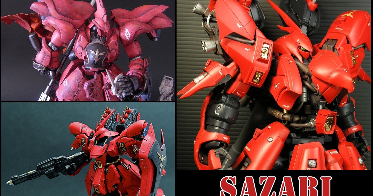 Build and Shoot: THE DIFFERENT FACES OF SAZABI: CUSTOM BUILD SPECIAL