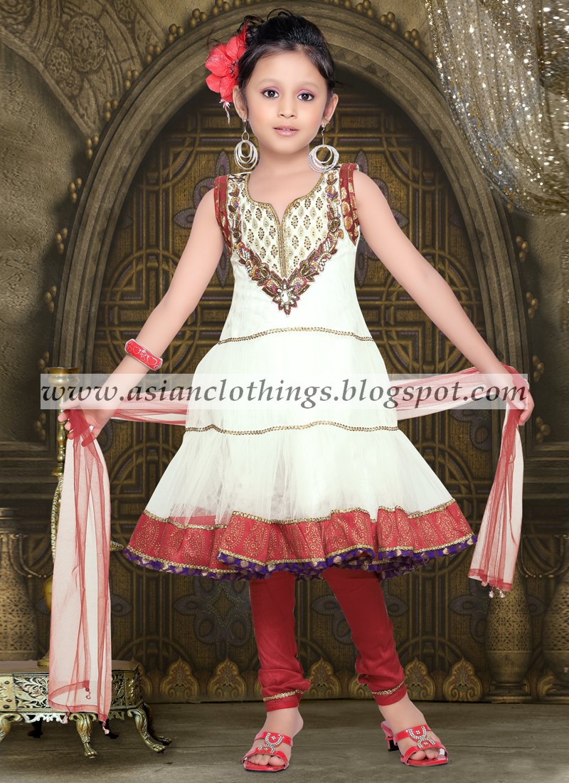 Eid ul-Fitr Girls Kids Wear 2012 | Little Girls Eid Frocks/Dresses ...