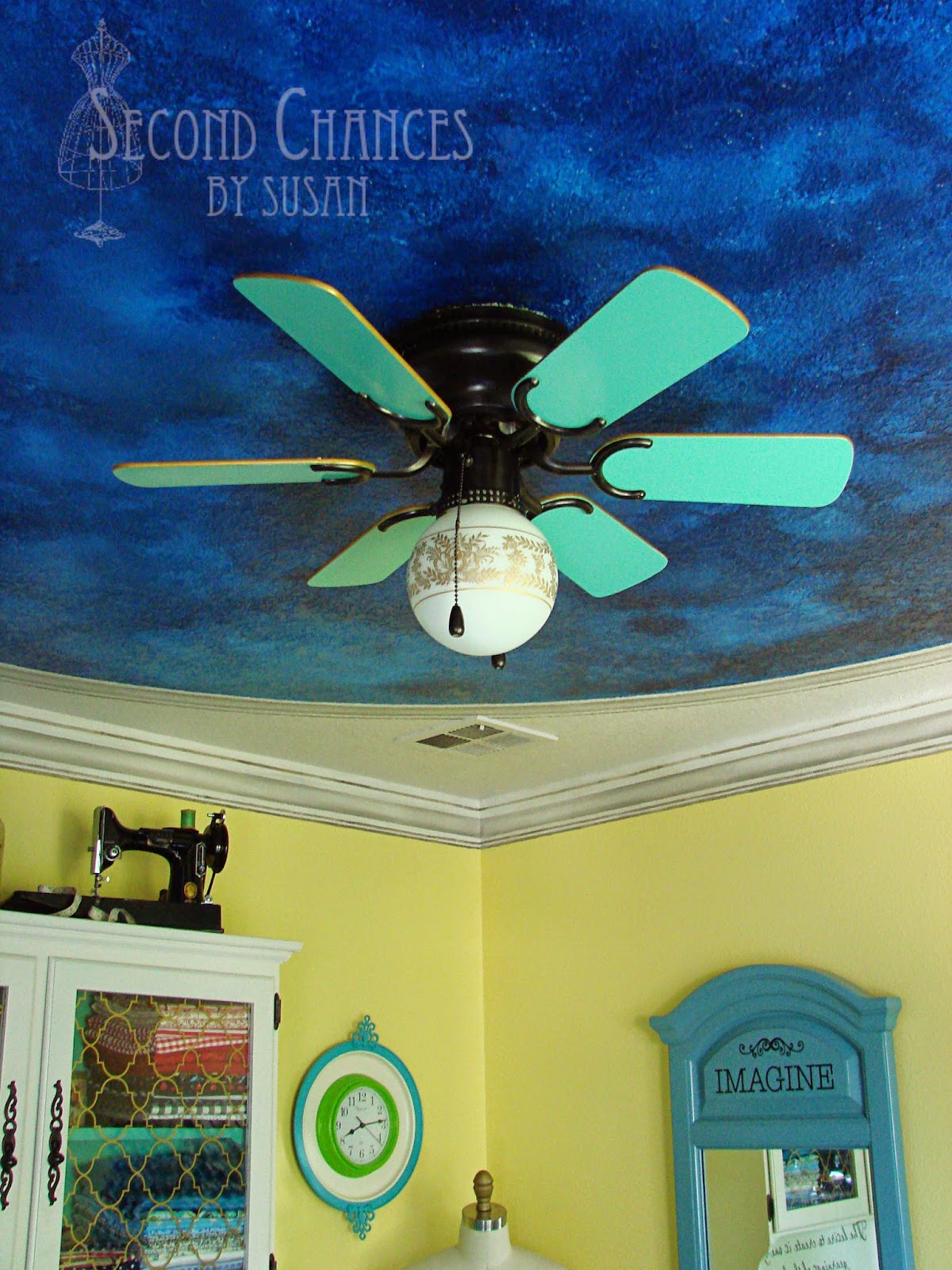 Second Chances by Susan: My Sewing Studio: Lighting