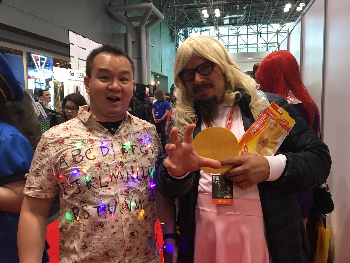 nerdy views: Stranger Things Wall Cosplay