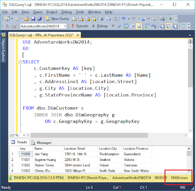 Dinesh's Blog :::: Being Compiled ::::: Loading data from Microsoft SQL Server to DocumentDB in ...