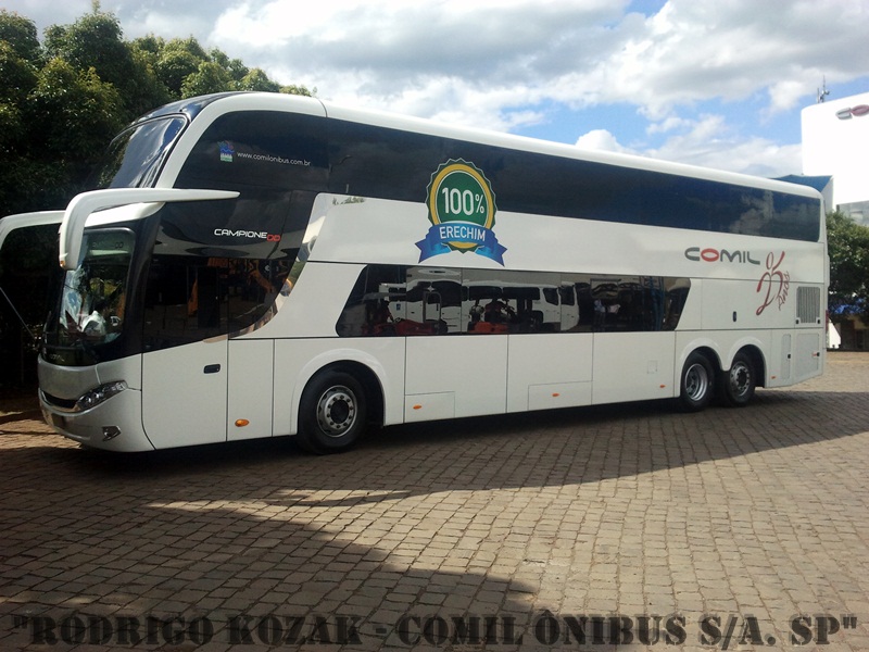 Segue foto do mais novo ônibus da COMIL - Campione DD chassi MBB O ...