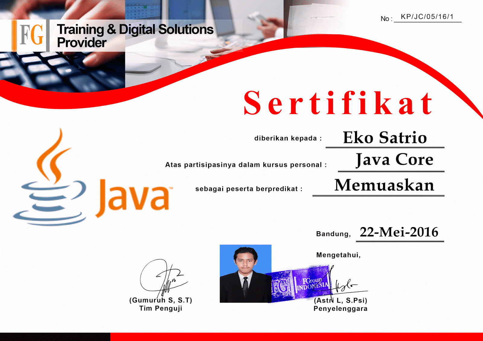 Sertifikat Komputer Gratis - Perumperindo.co.id